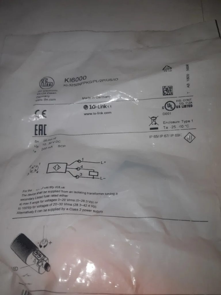 Cảm biến báo mức điện dung KI6000 - TVP-TECH